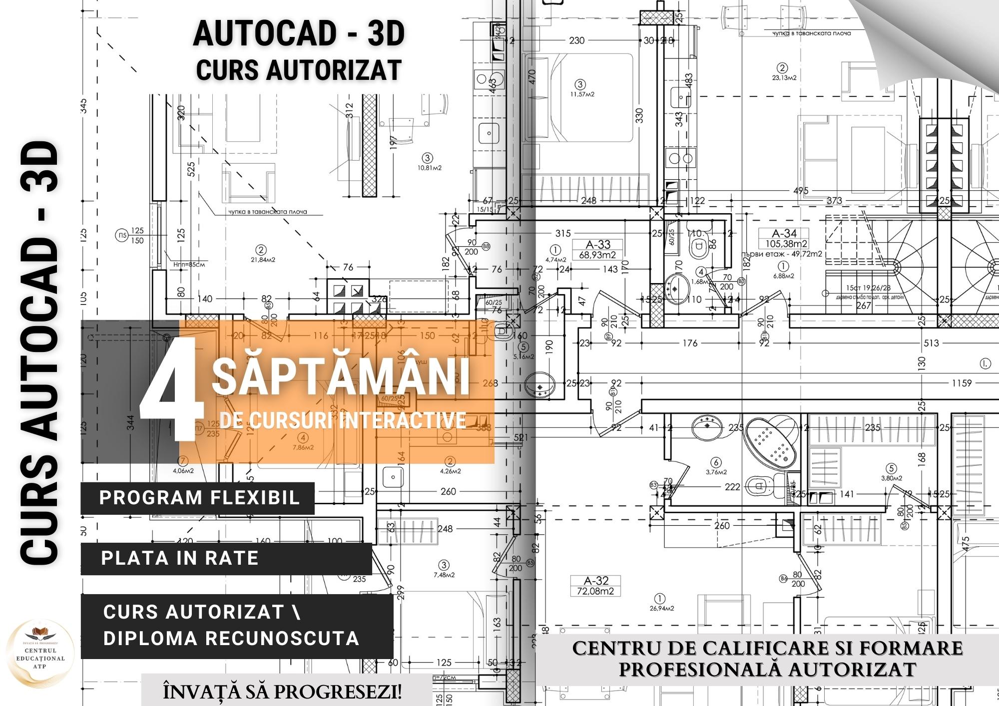 Curs Autocad 3D - Cursuri Calificare ATP Pitesti